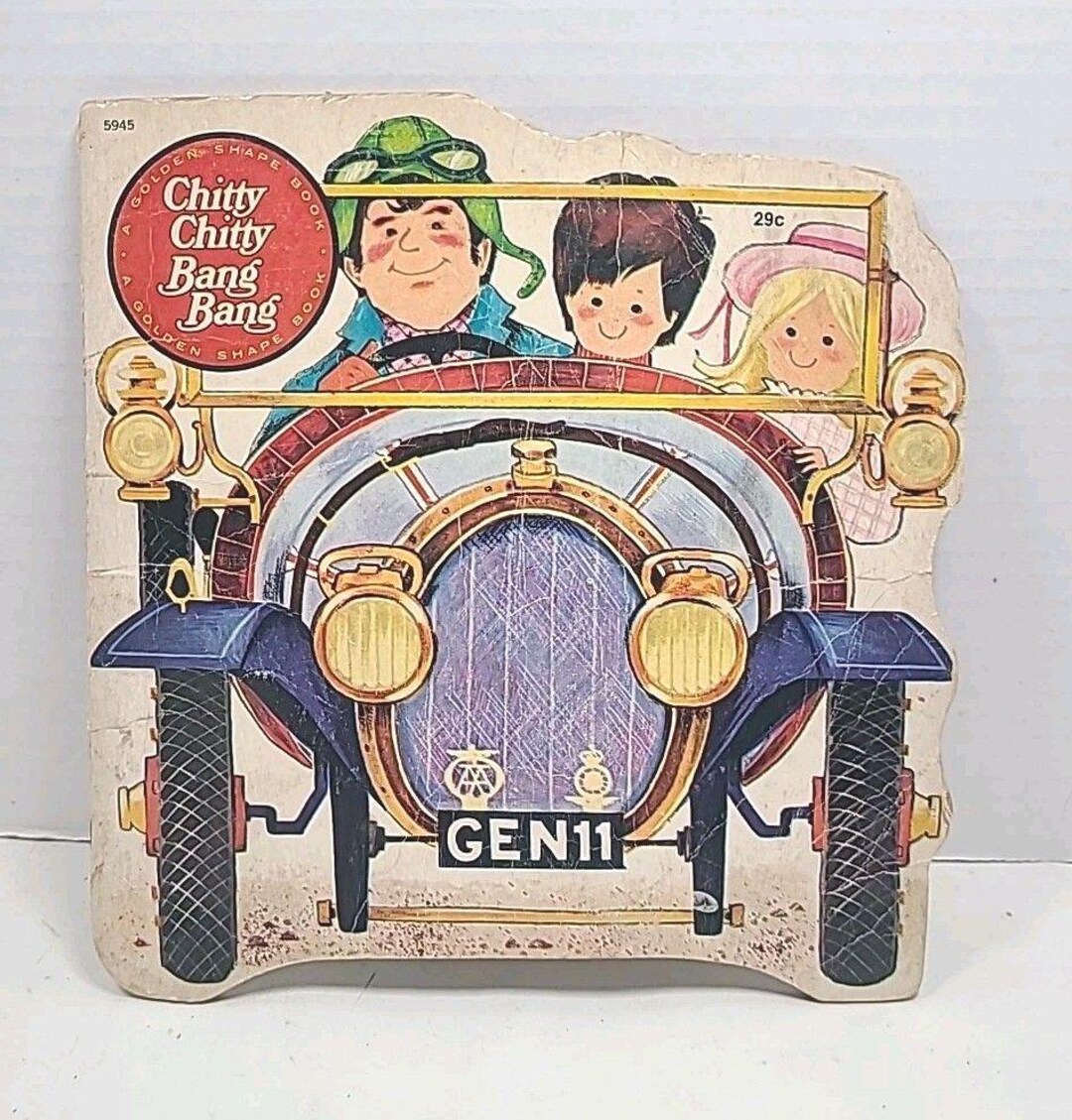 Chitty Chitty Bang Bang A Golden Shape Book 1968 - Etsy