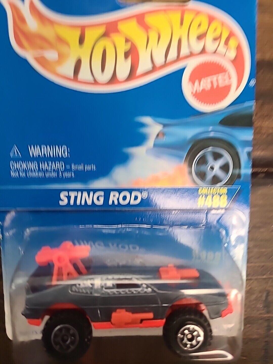 Vintage NOS Hot Wheels Sting Rod 488 Orange and Gray 16297 Rivets ...
