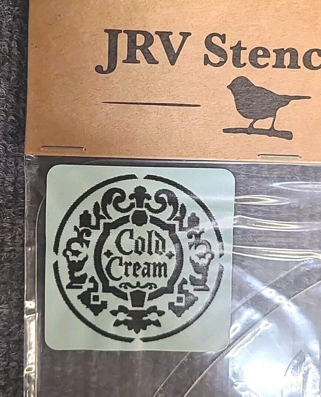 NEW JRV 15mil Reusable cold Cream Label Stencil 11.5x11.5 Jami Ray ...