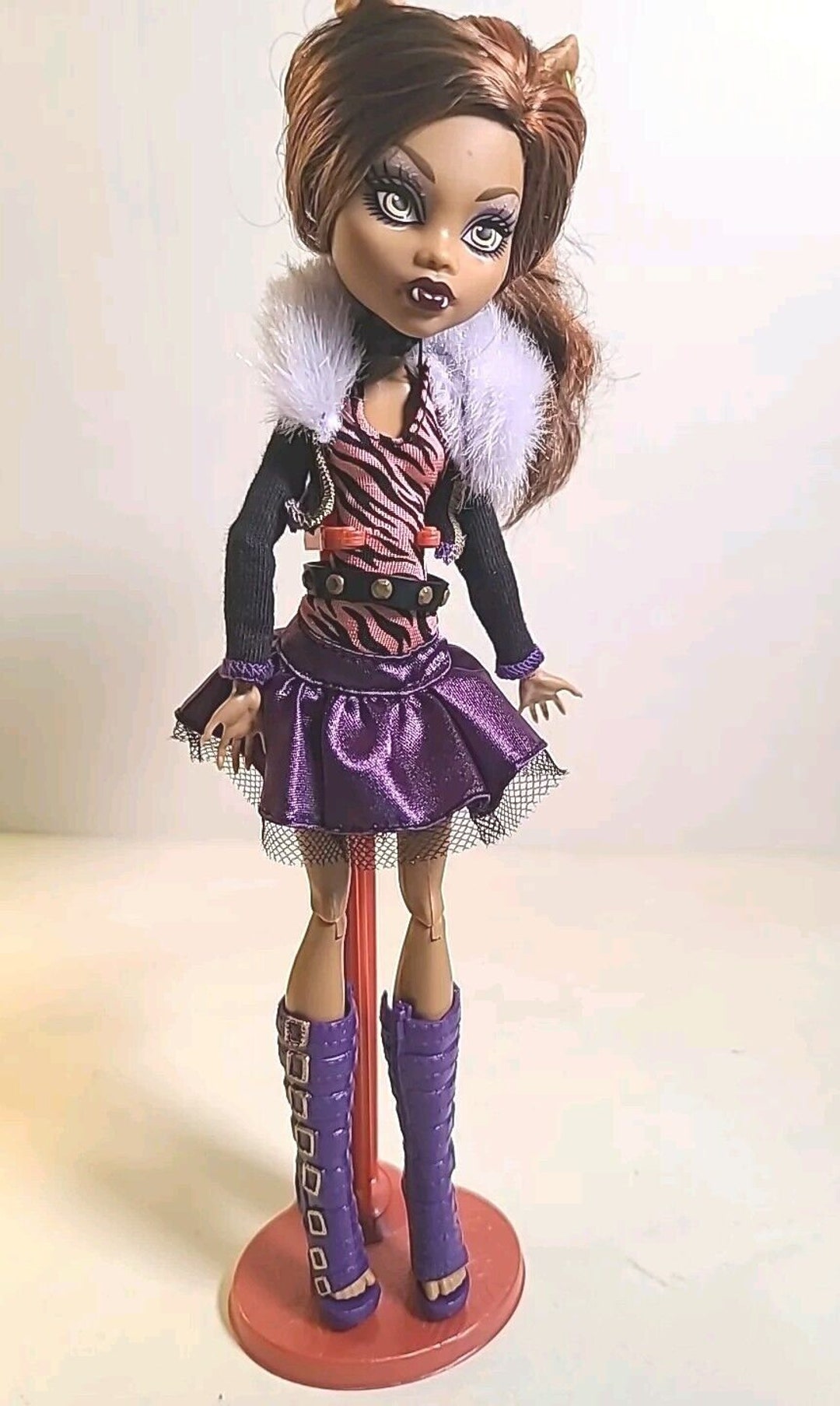 Monster High First Wave Clawdeen Wolf With Stand/ Accessories - Etsy