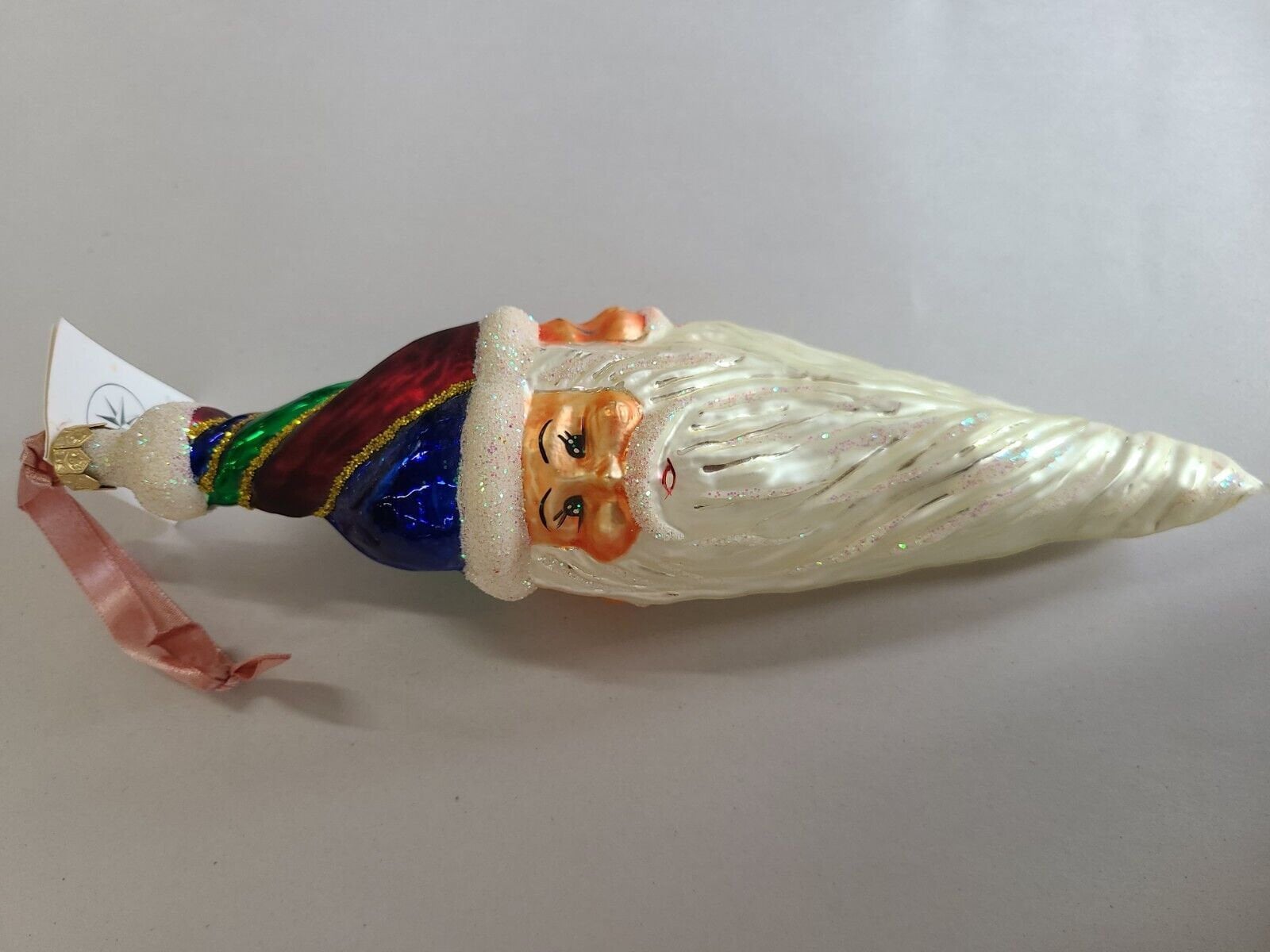 Vintage Christopher Radko 3 Face Santa Enchanted Icicle Ornament - Etsy
