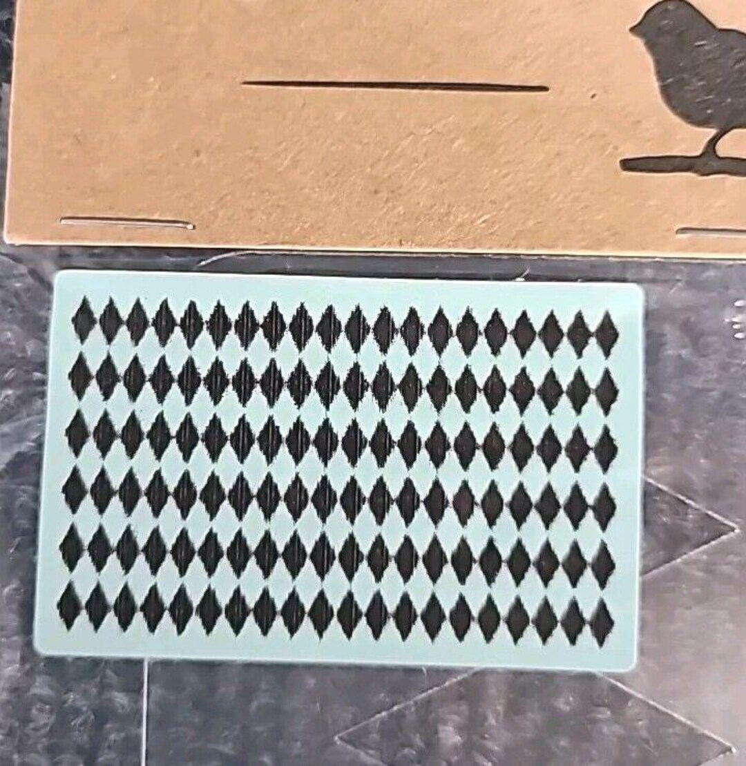 NEW JRV 15mil Reusable Diamond Pattern Stencil 11x17 Jami Ray Vintage Harlequin - Etsy