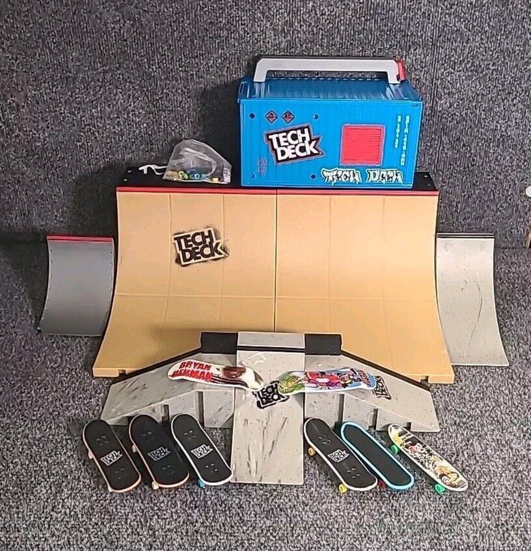 Tech Deck Fingerboard Ramp Lot SKATE PARK Skateboard Lot. - Etsy