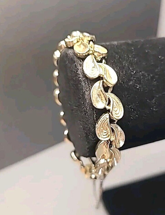 VINTAGE Signed Costume Jewelry LONGCRAFT Gold Tone Me… - Gem