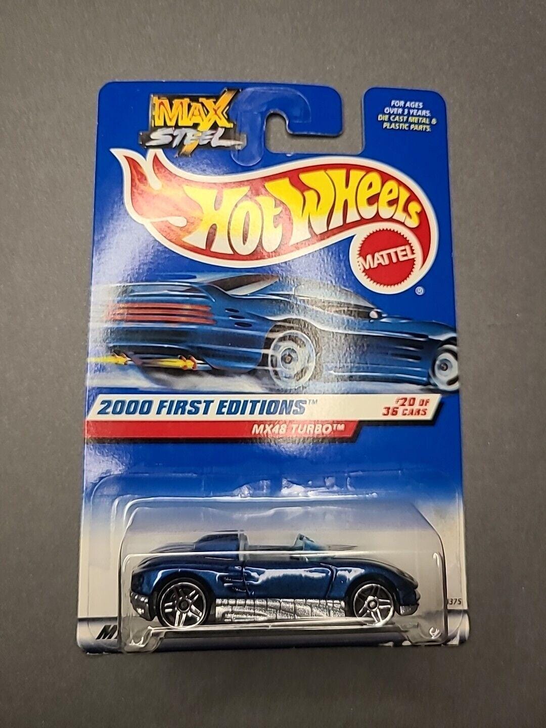 Vintage NOS NEW 2000 Hot Wheels #080 MX48 Turbo First Editions 20 of 36 ...