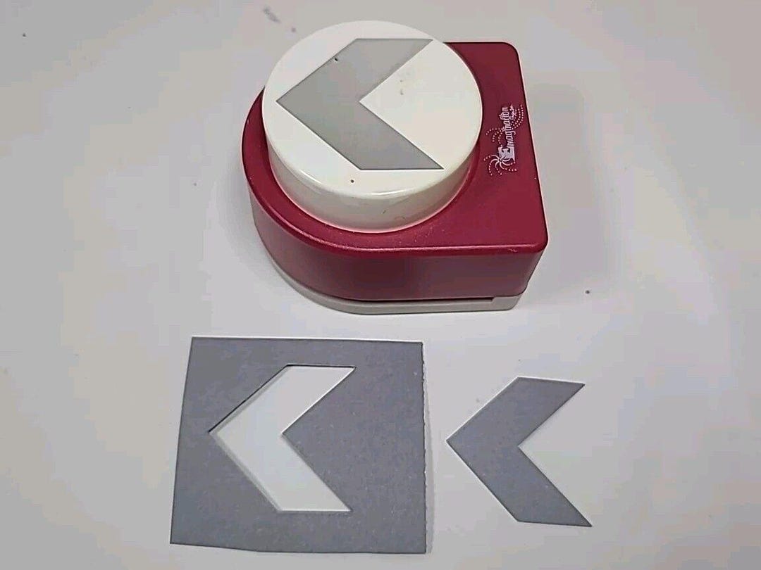 Large Emagination Arrow Paper Punch Scrapbooking Card Making - Etsy