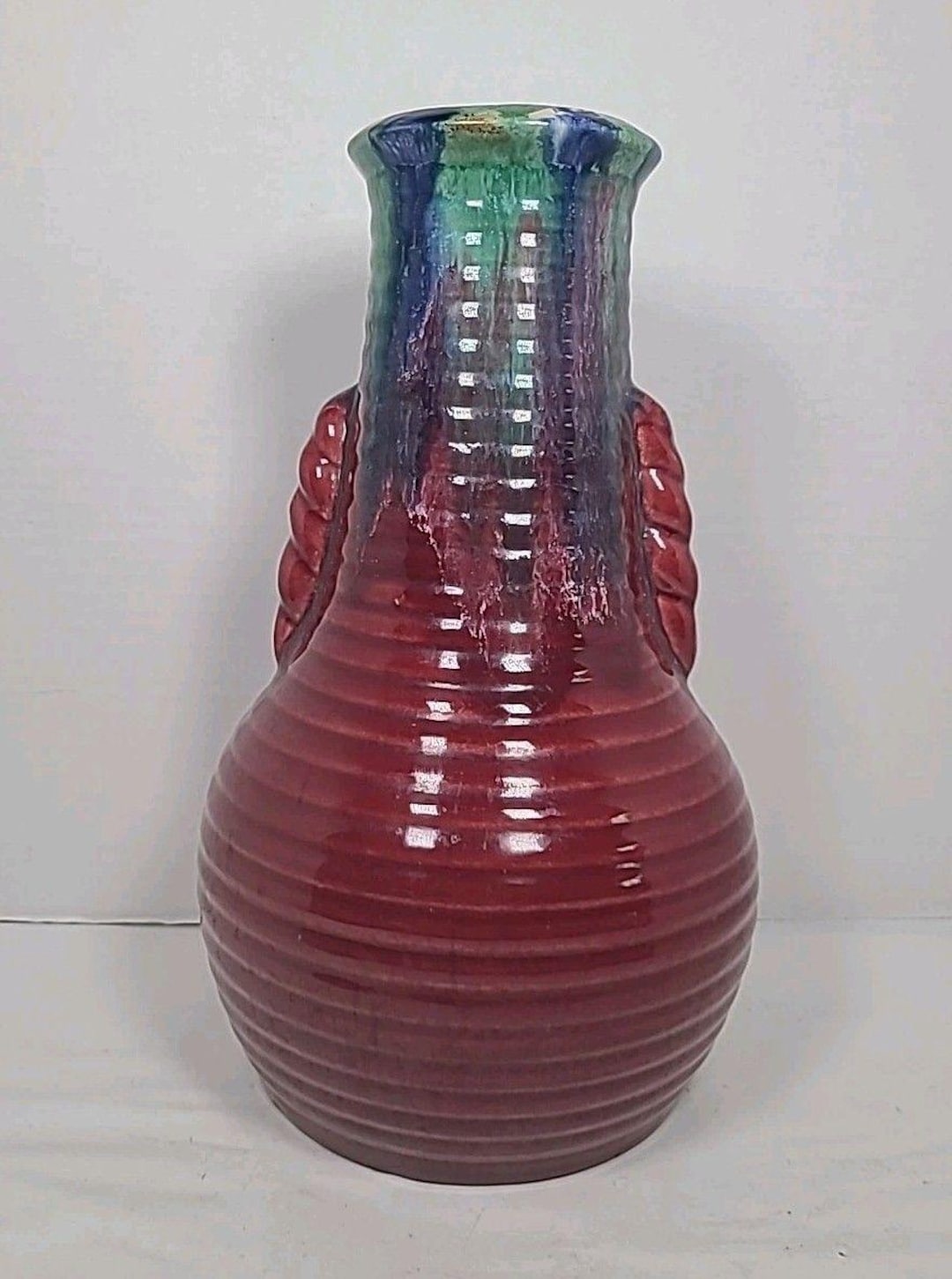 Antique Carl Gebauer German Art Pottery Double Handled Vase Circa 1920s ...