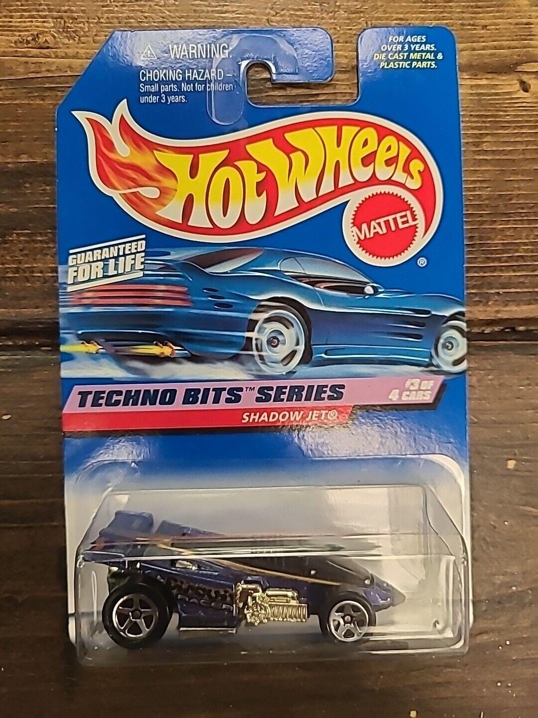 Vintage NEW Hot Wheels Shadow Jet #691 Techno Bits Series 3/4 Die-cast ...