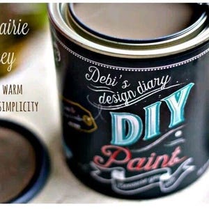 NEW Debi's Design Diary DIY Paint in Prairie Gray 32 Fl Oz Chalk Paint Quart - Etsy