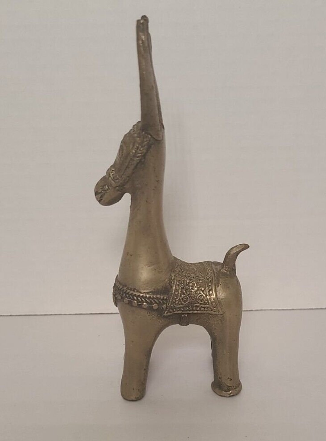 VTG Mid Century Solid Brass Long Neck Donkey Llama Alpaca Figurine - Etsy