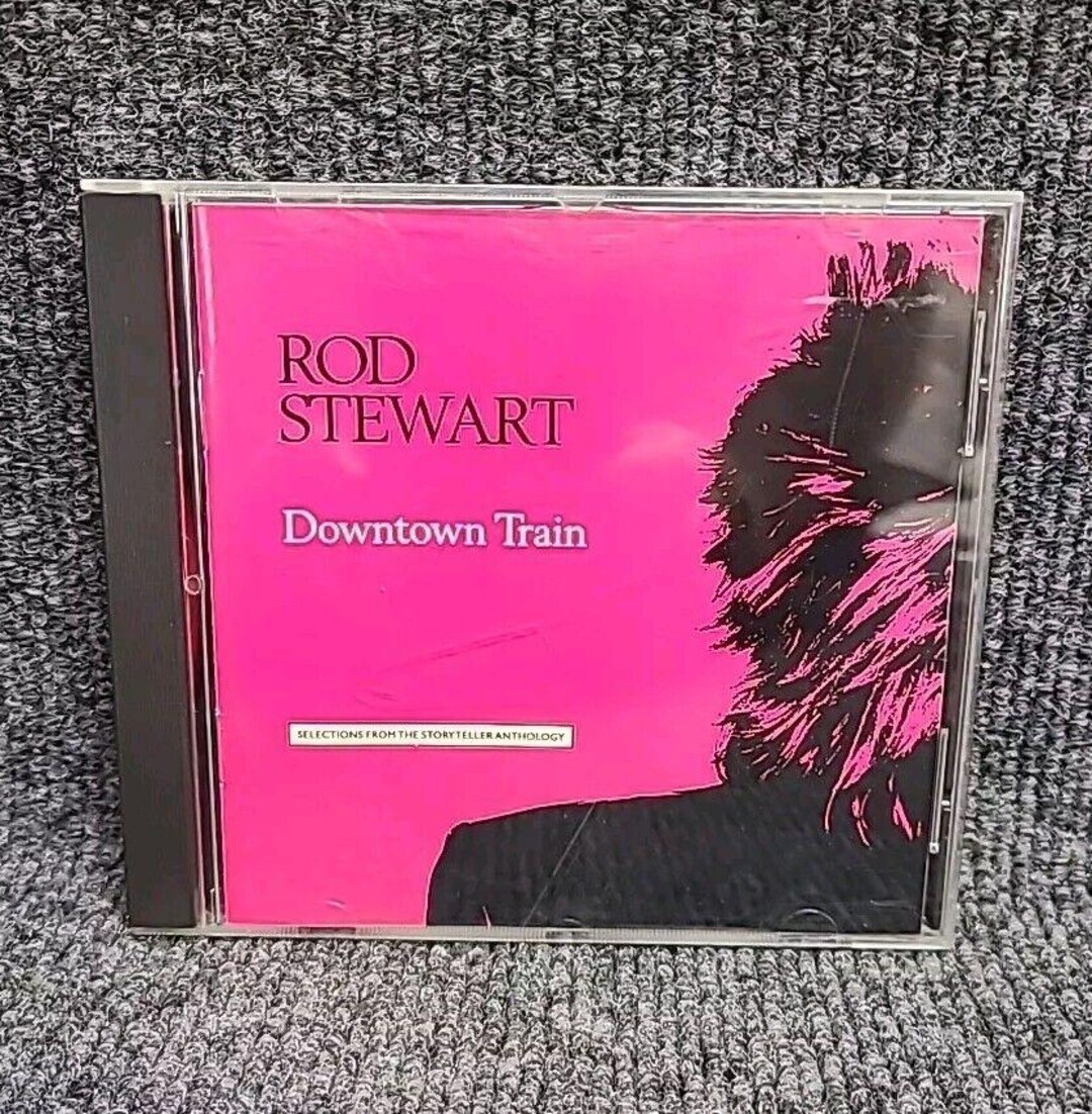 Vintage Rod Stewart Downtown Train ~ Rod Stewart ~ Pop ~ CD 1989 Warner ...