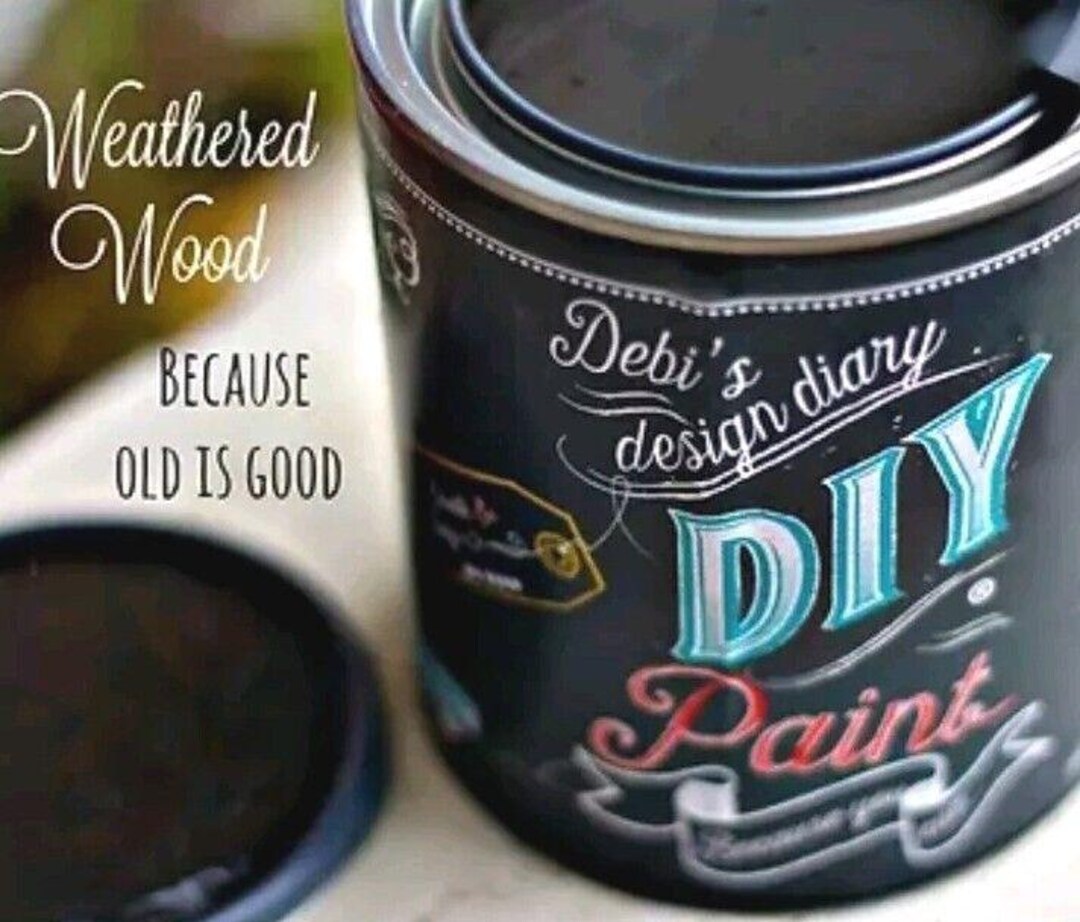 NEW Debi's Design Diary DIY Paint in Weathered Wood Brown 32oz Chalk ...