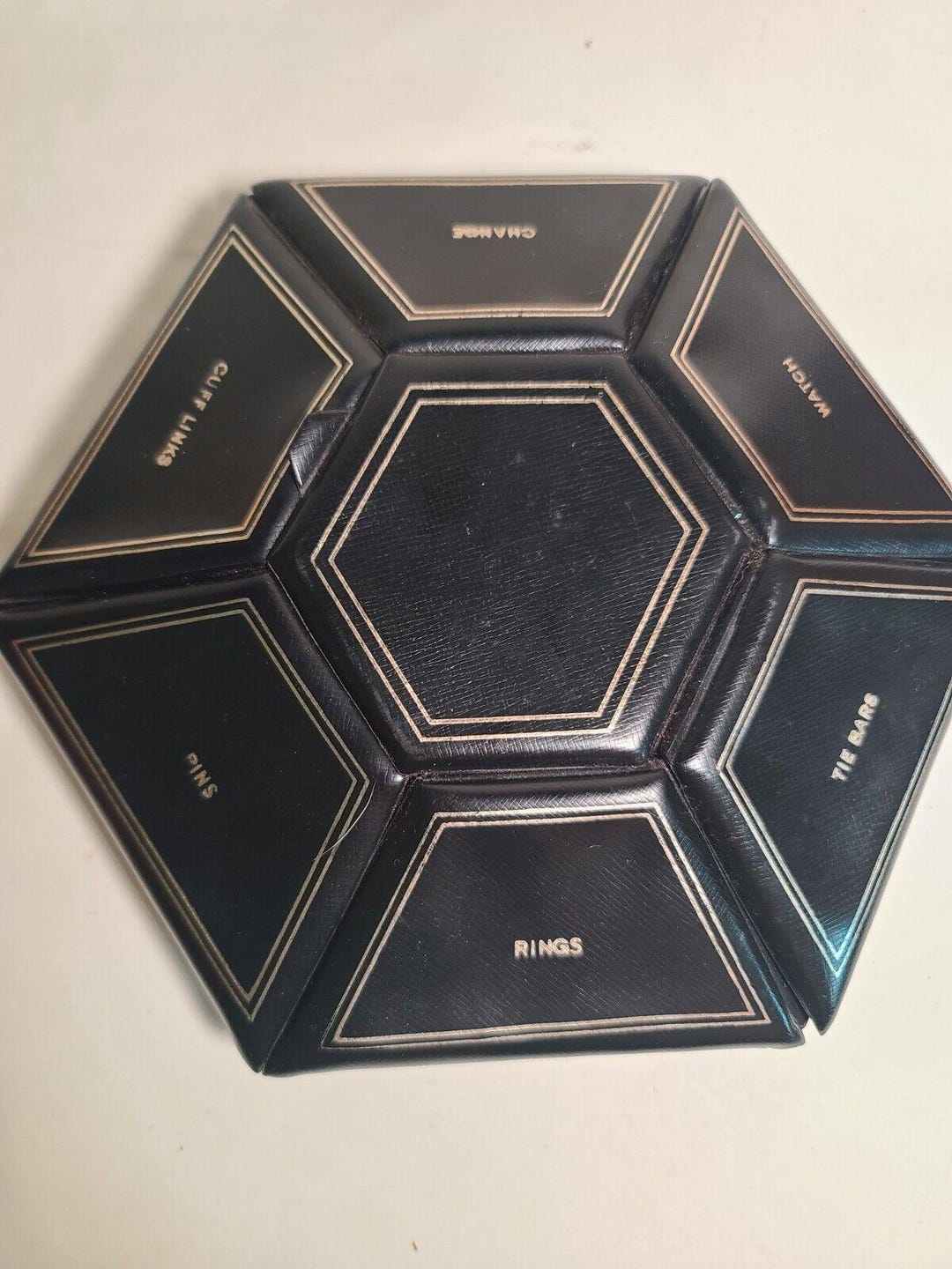 Rare Vintage 1960s Men's Valet Black Vinyl Retro Mcm Father's Gift ...