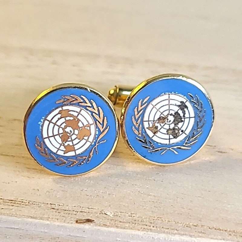 Globe Cufflinks - Etsy