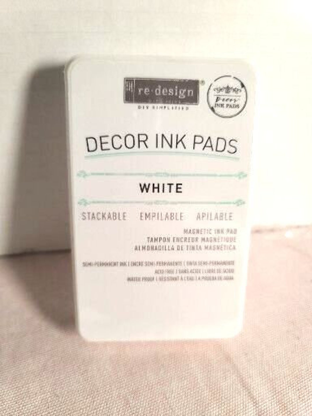 Redesign With Prima Decor Ink Pads White Magnetic New Factory Sealed - Etsy