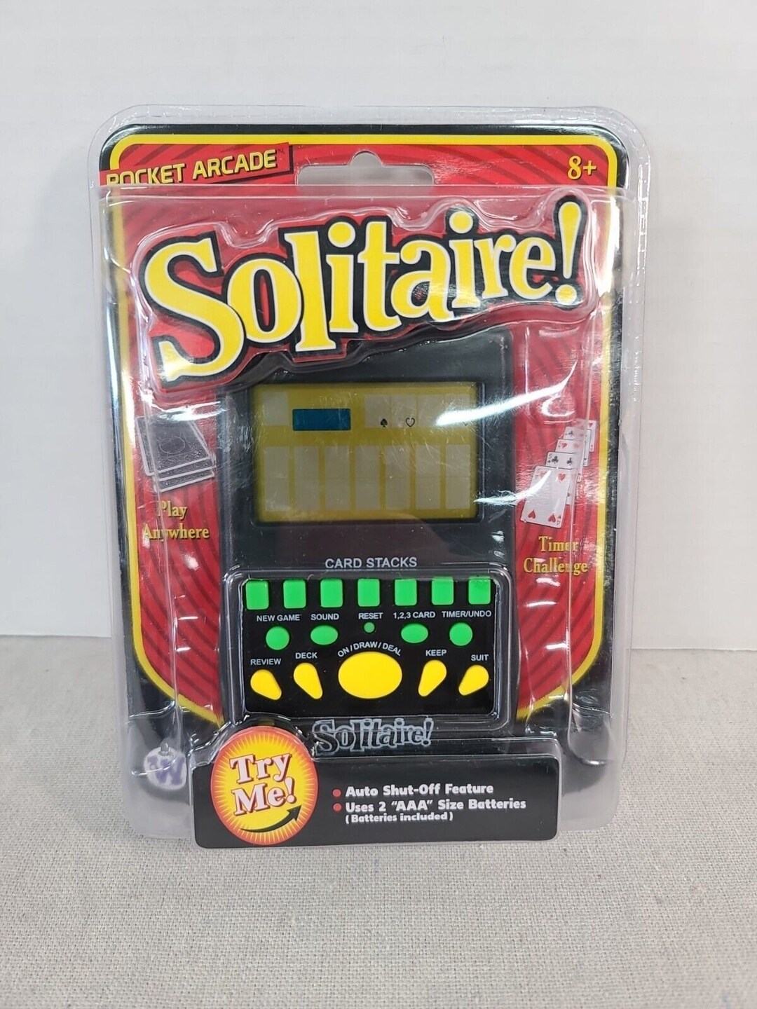 Westminster Pocket Arcade Solitaire Handheld Electronic Game 0277 New ...