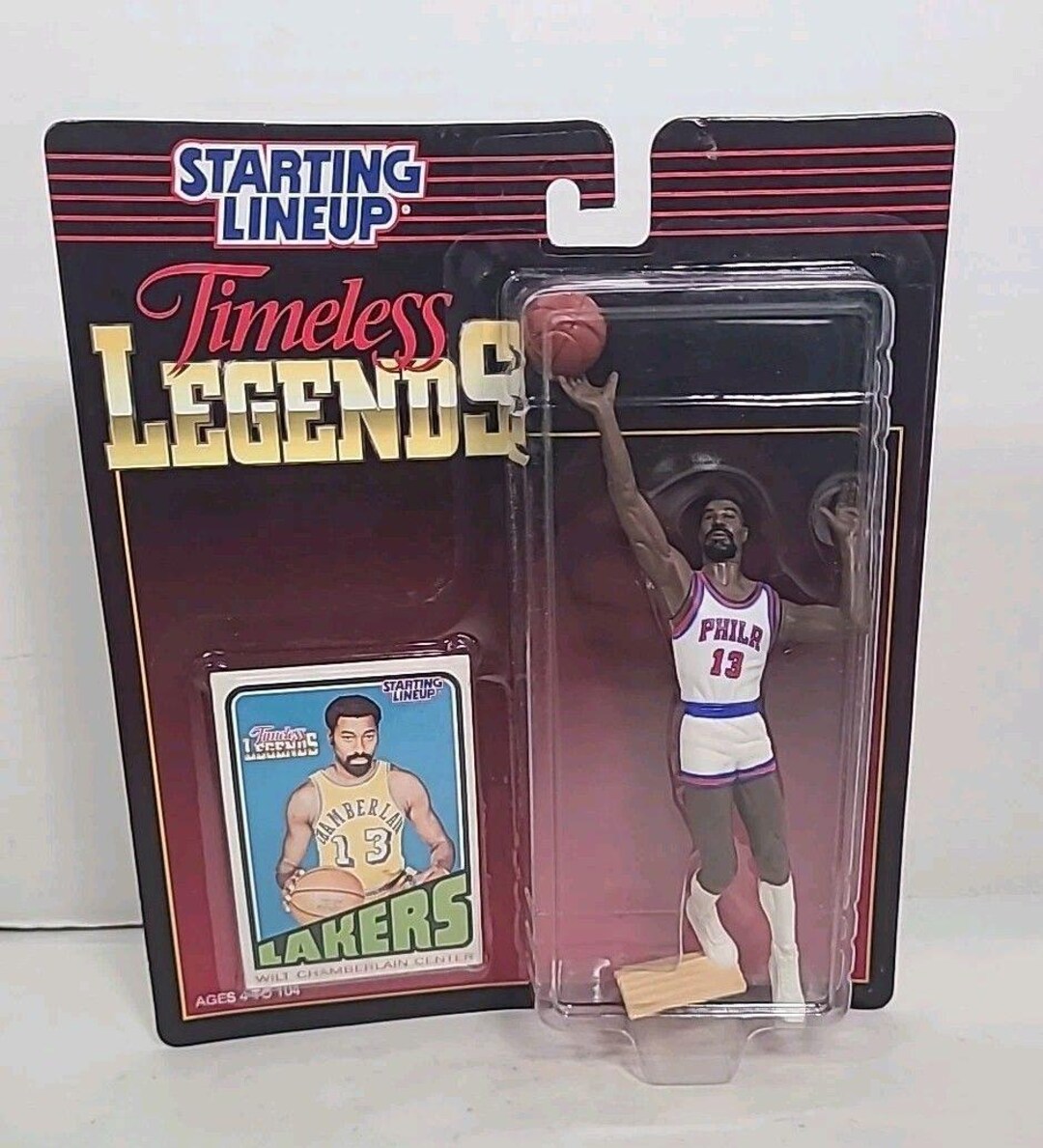 1995 Starting Lineup Timeless Legends Wilt Chamberlain Los Angeles ...