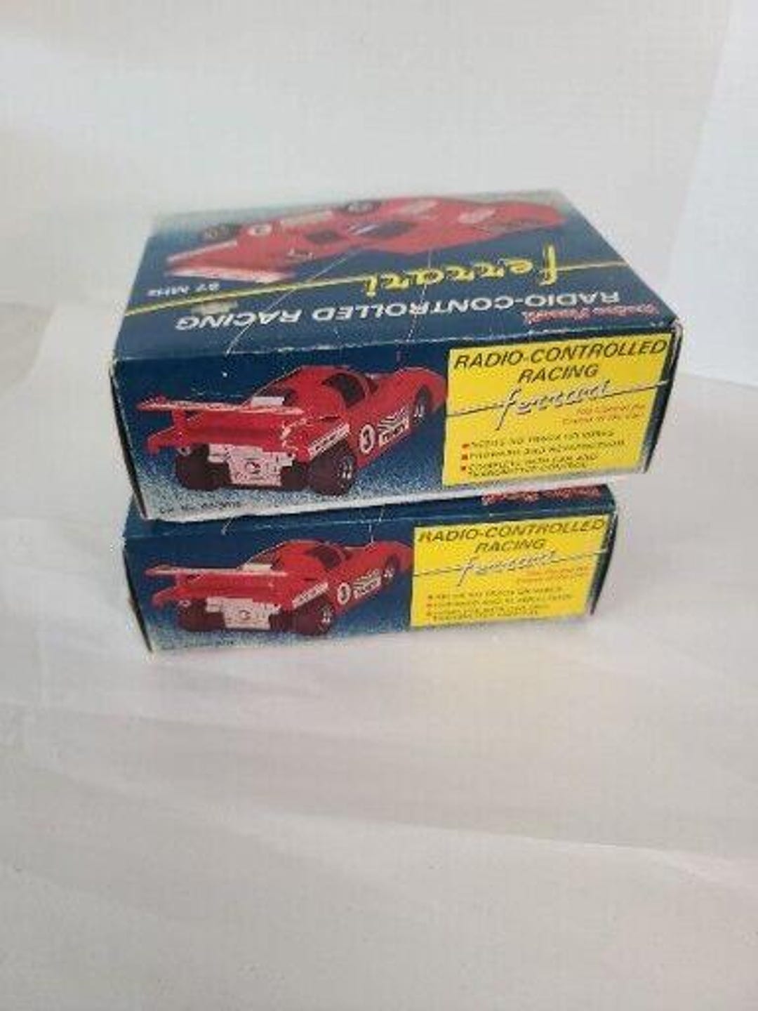 Vintage Set of 2 RADIO SHACK Red Ferrari Radio Controlled Car 27mhz ...