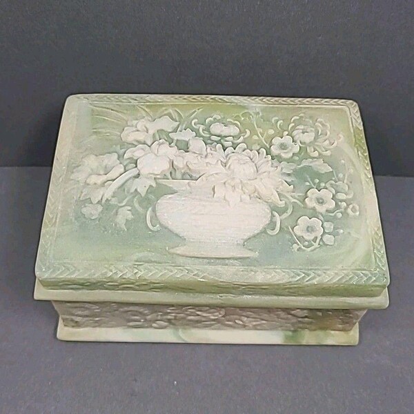 Incolay Jewelry Box - Etsy