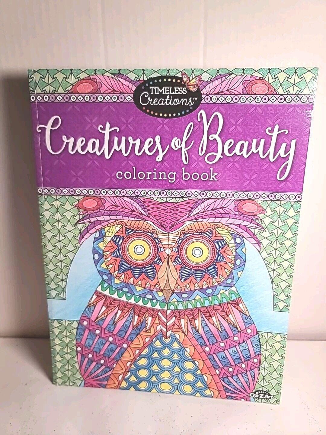 NEW Timeless Creations Creatures of Beauty Animals 64 Page Adult ...