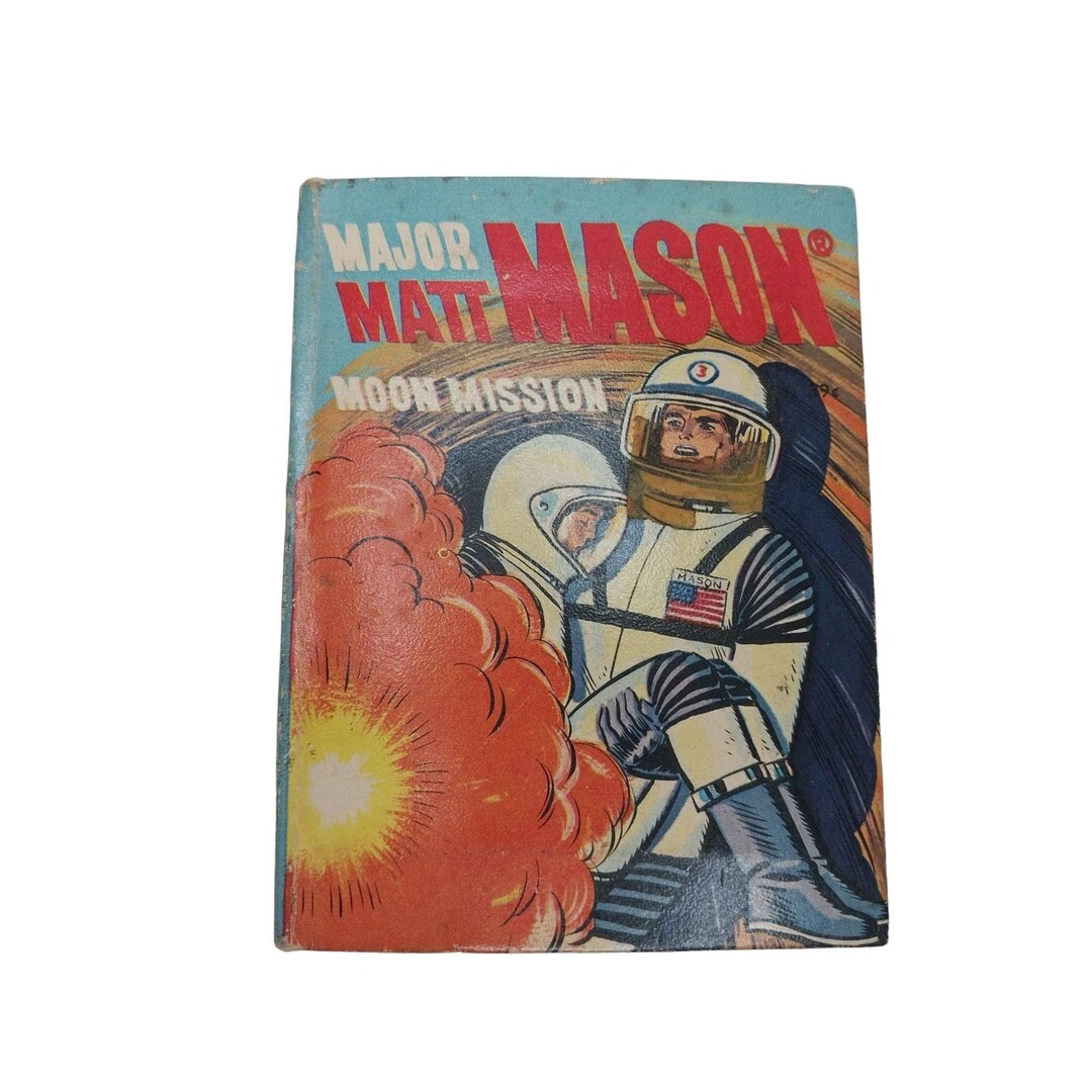 Major Matt Mason Moon Mission A Big Little Book Whitman 1968 Mattel - Etsy