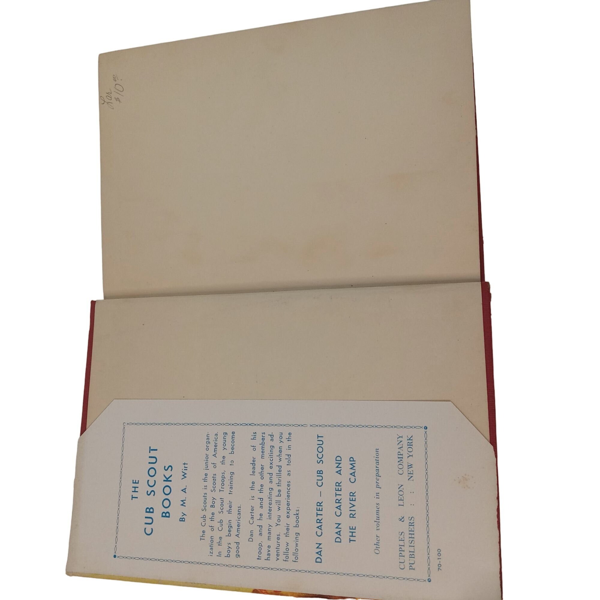 Dan Carter and the Money Box by Mildred A. Wirt 1950 HC/DJ A Cub Scout ...