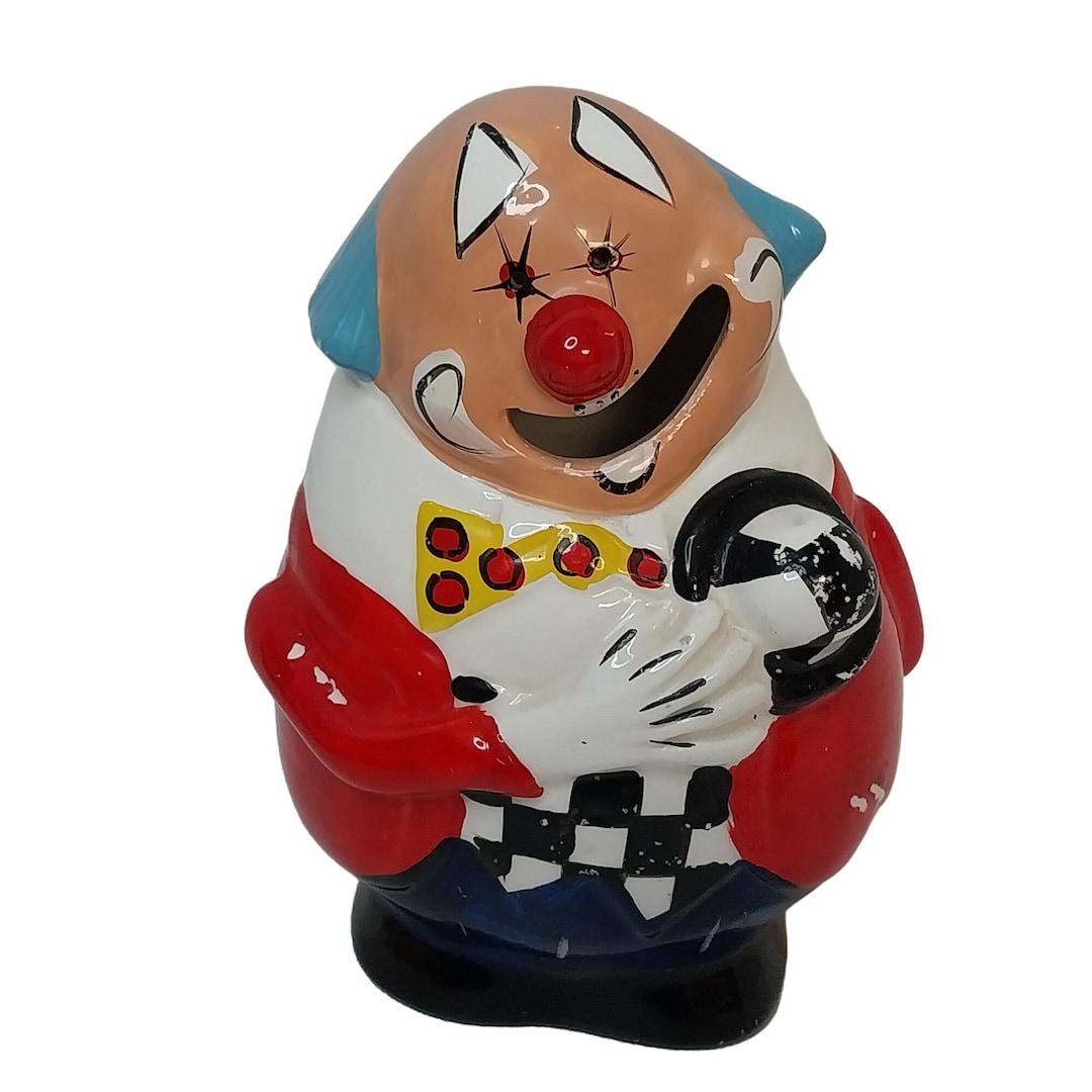 Vintage Clown Bank Capsco Japan Ceramic Colorful - Etsy
