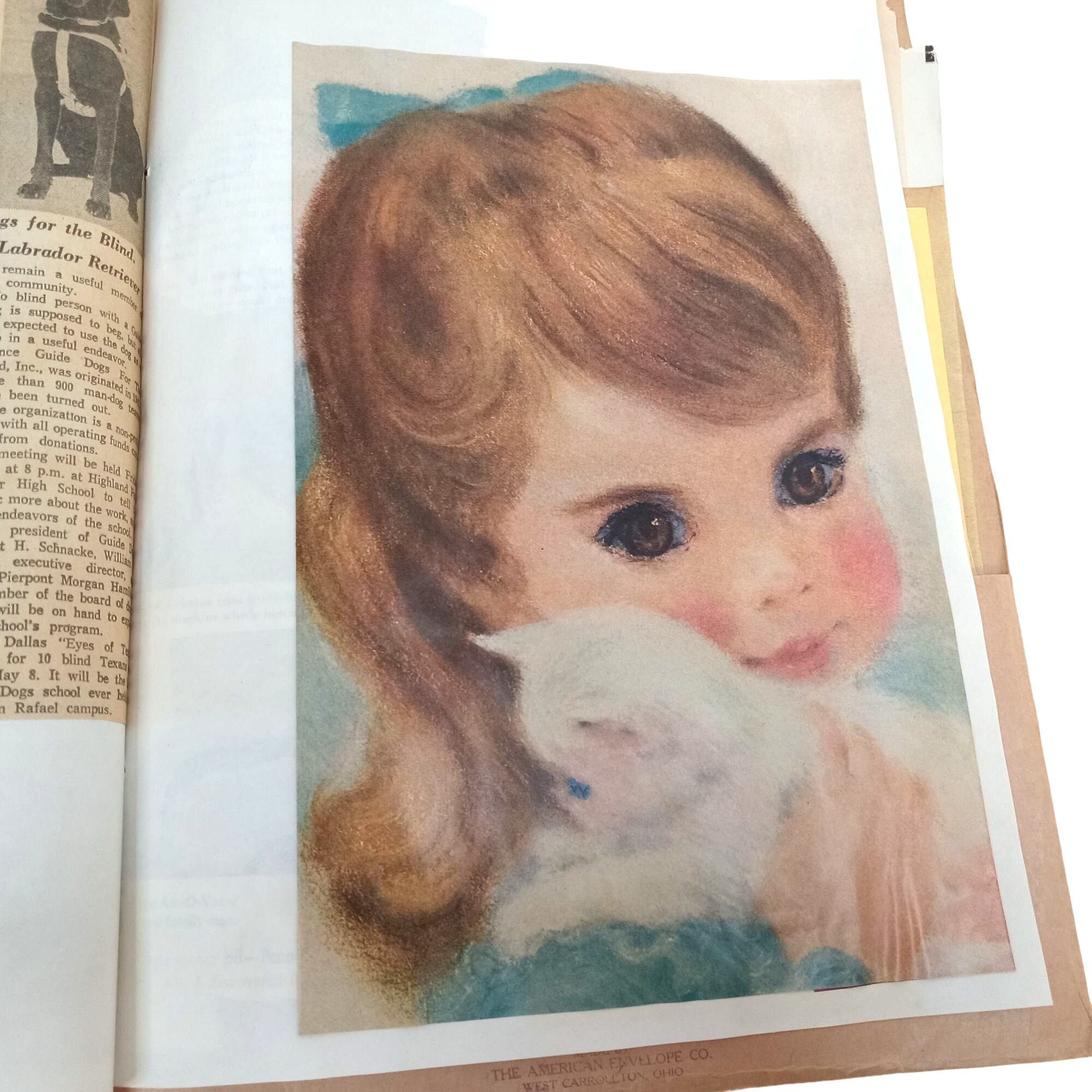 Handwritten Homemade Girl Scout Cat & Dog Badge Project 1960 - Etsy