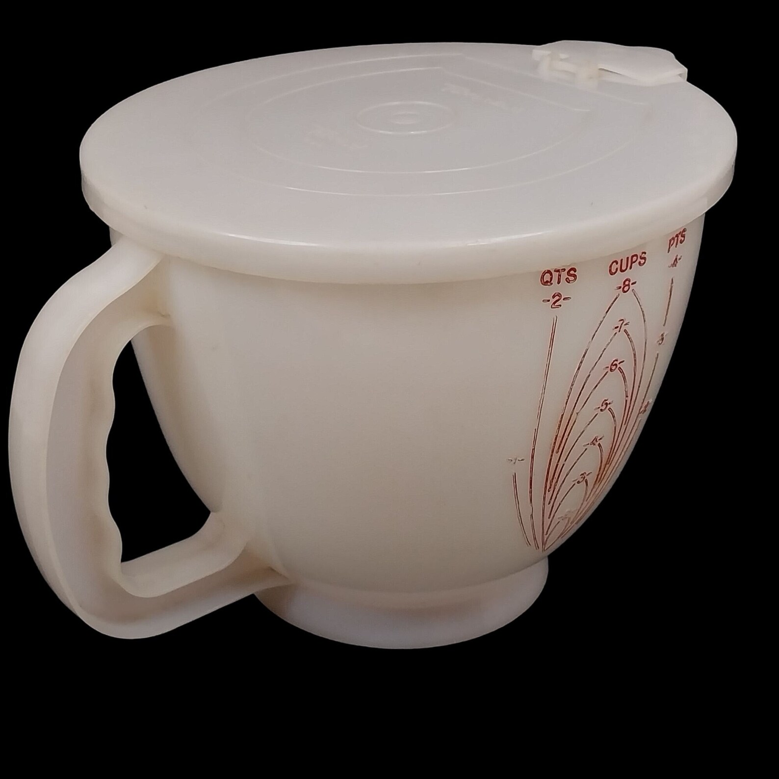 Vintage Tupperware Mix N Store 8 Cup 2 Quart Measuringppewrbatter Bowl ...