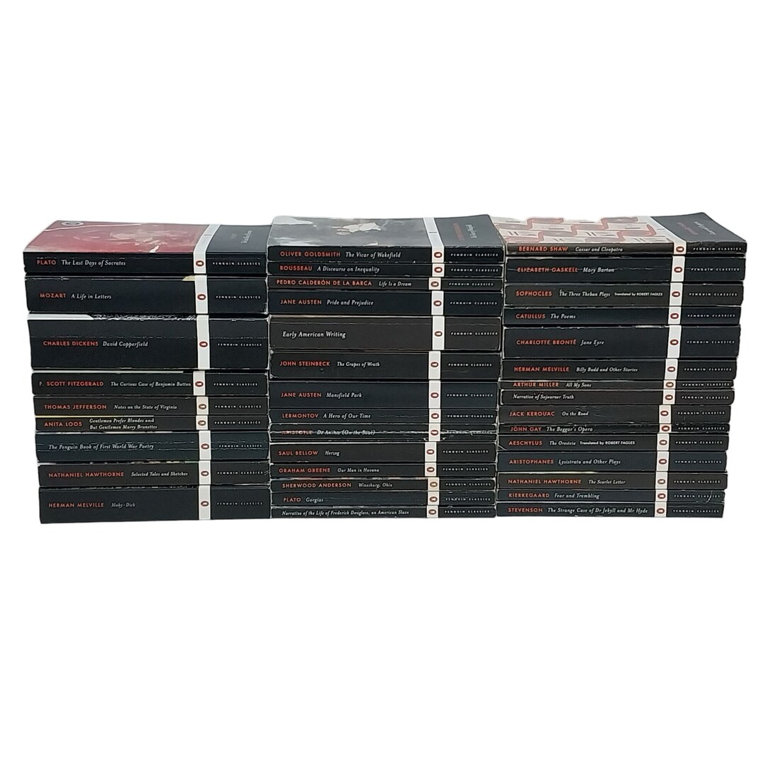 Book Lot of 37 Penguin Classics Trade Paperbacks - Etsy