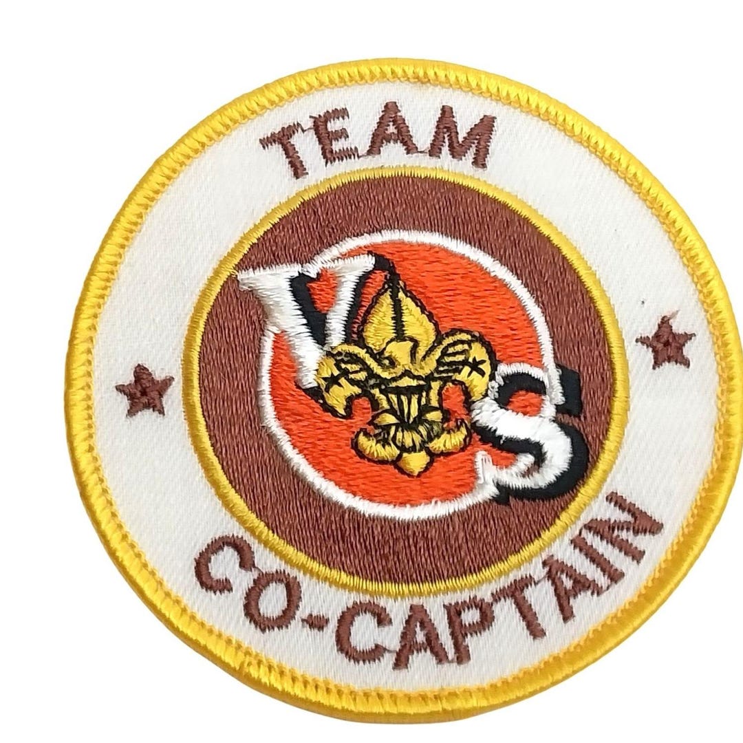 Boy Scouts BSA Vintage Varsity Scouts Co-captain Team Patch Embroidered Round - Etsy