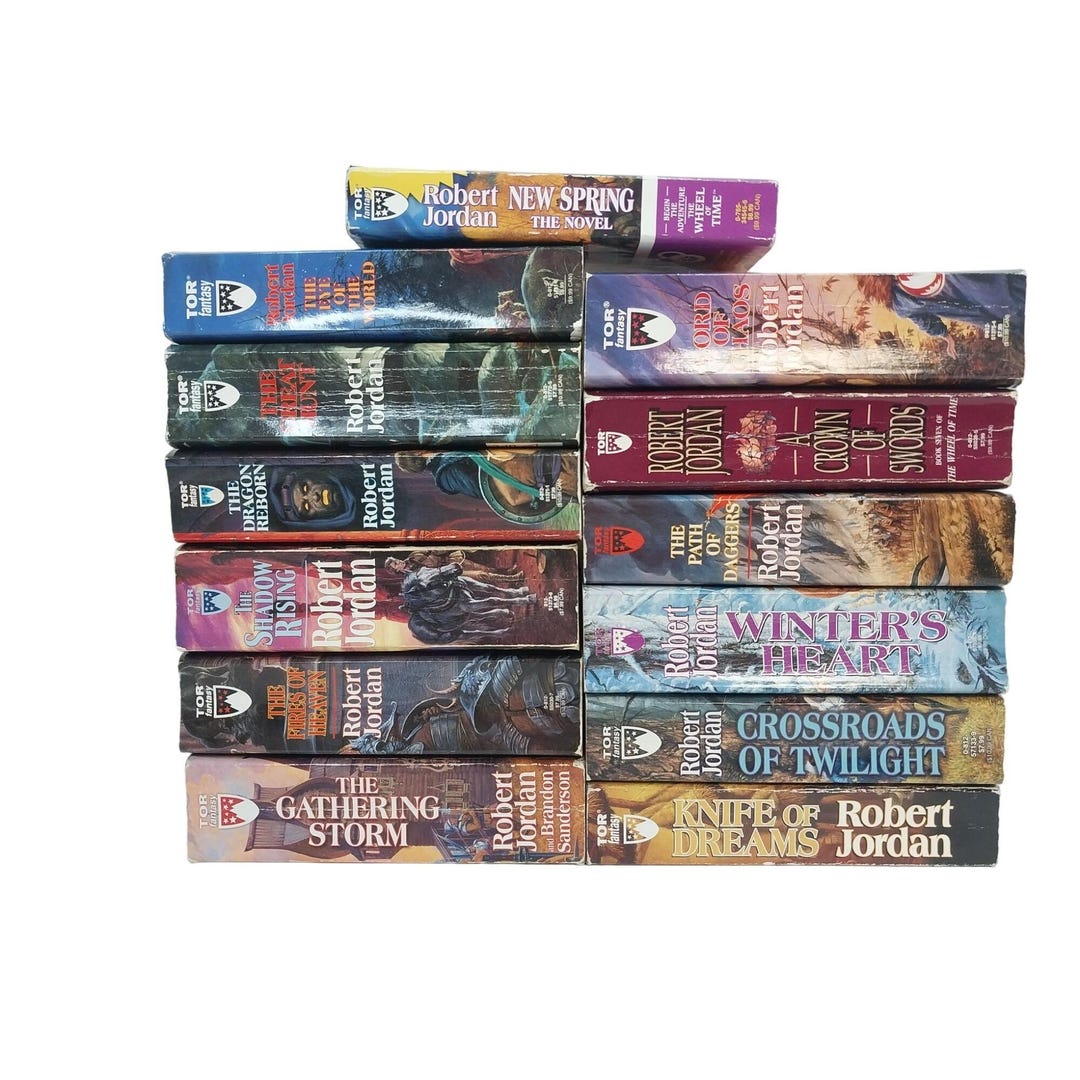 Robert Jordan Book Lot the Wheel of Time Series Paperbacks Set 1-13 New ...