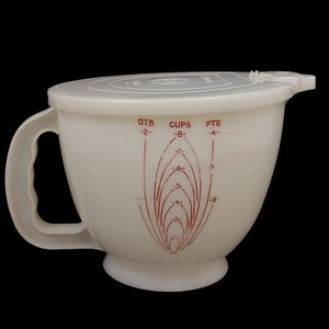 Vintage Tupperware Mix N Store 8 Cup 2 Quart Measuringppewrbatter Bowl ...