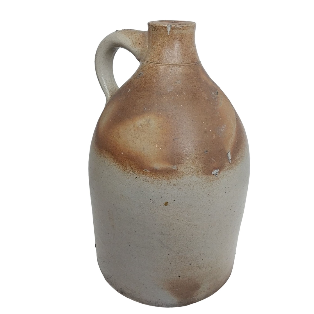 Old Stoneware Jug American Antique Pottery 2 Gallon Handled Jug 2 - Etsy