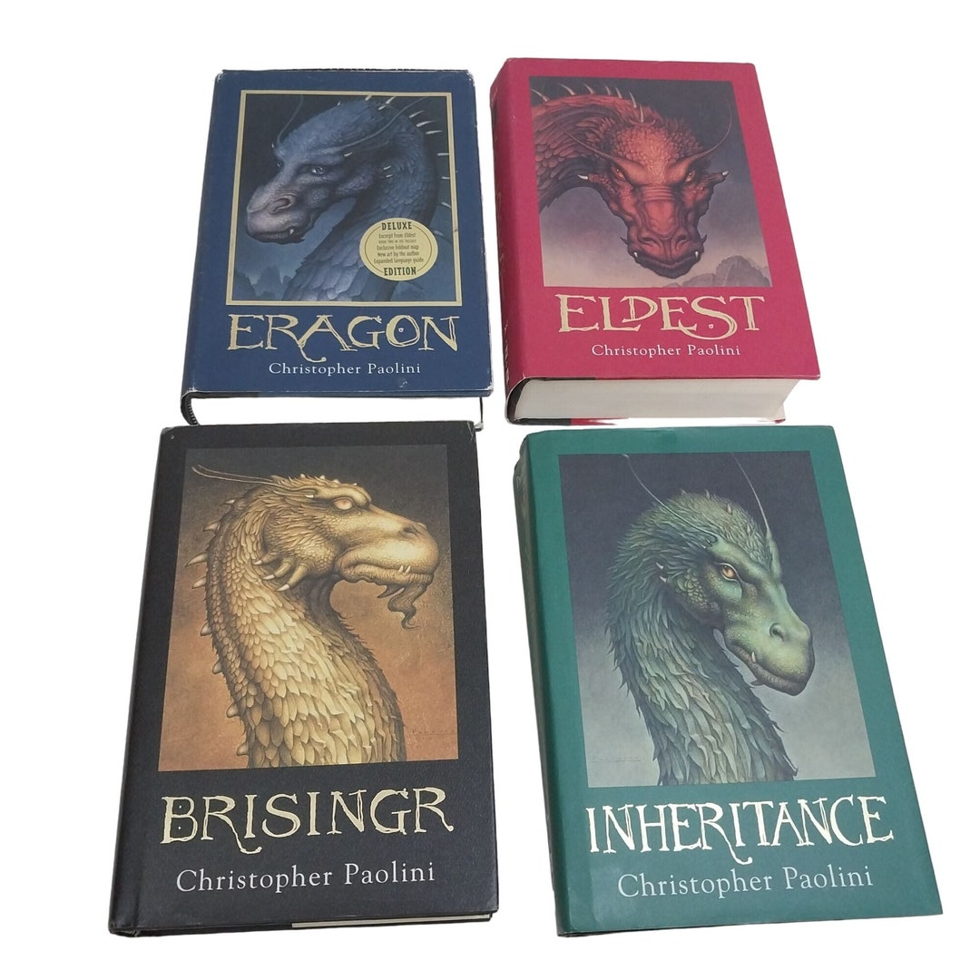 Eragon Inheritance Cycle Complete Set Hard Covers Dust Jackets Paolini ...