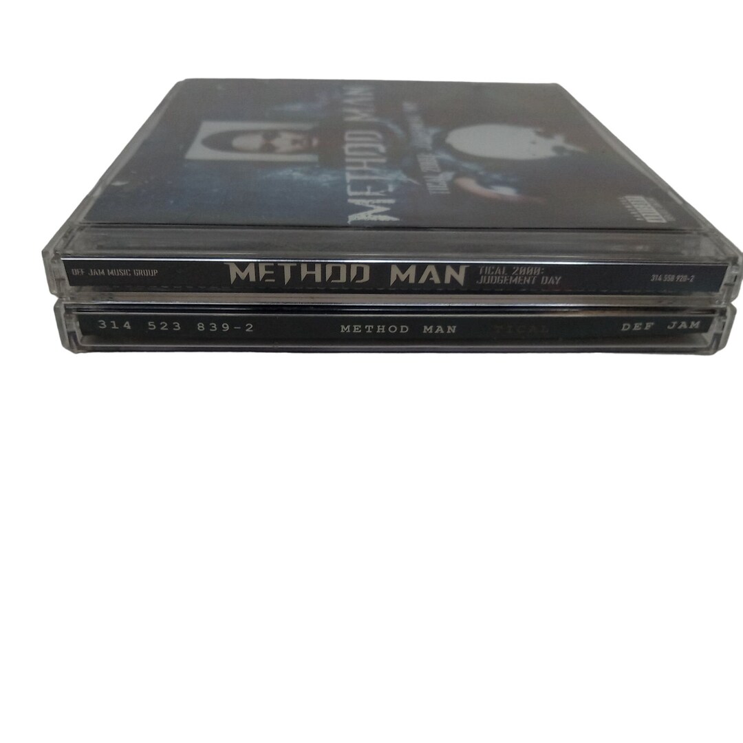 Method Man Cd's Lot of 2 Tical 1994 & Tical 2000 Judgement Day - Etsy