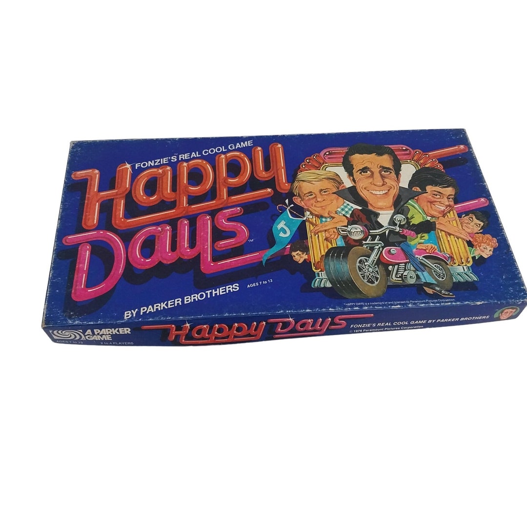 Vintage Happy Days Board Game 1976 Parker Bros. - Etsy