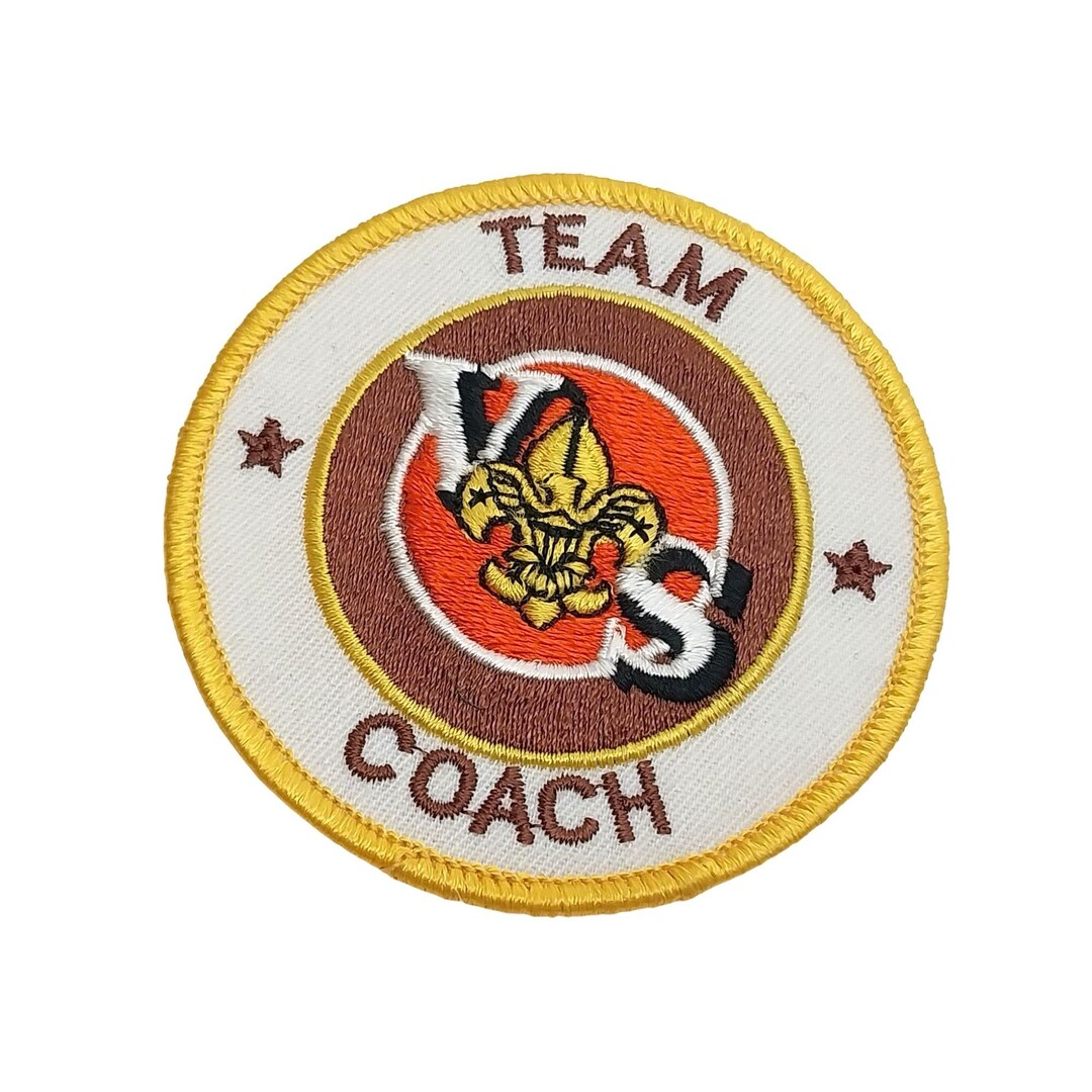 Boy Scouts BSA Vintage Evarsity Scouts Team Coach Patch Embroidered ...