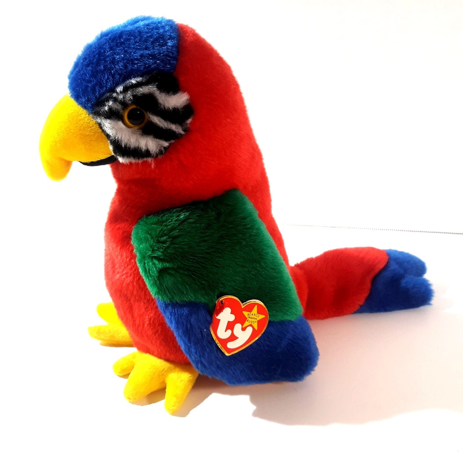 TY Beanie Baby Jabber Parrot Bird 8 With Tag Stuffed - Etsy
