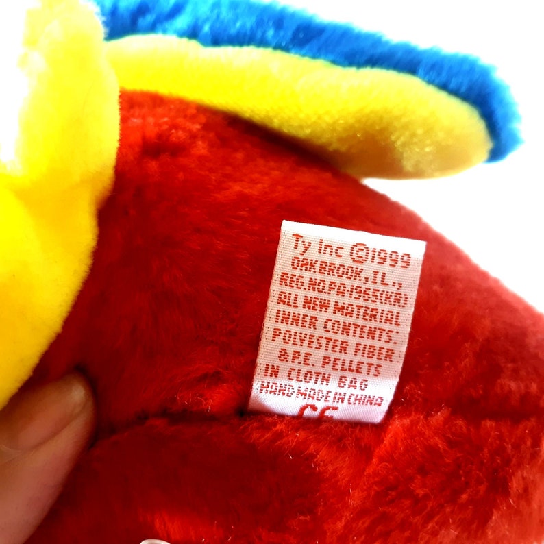 TY Beanie Baby Jabber Parrot Bird 8 With Tag Stuffed - Etsy