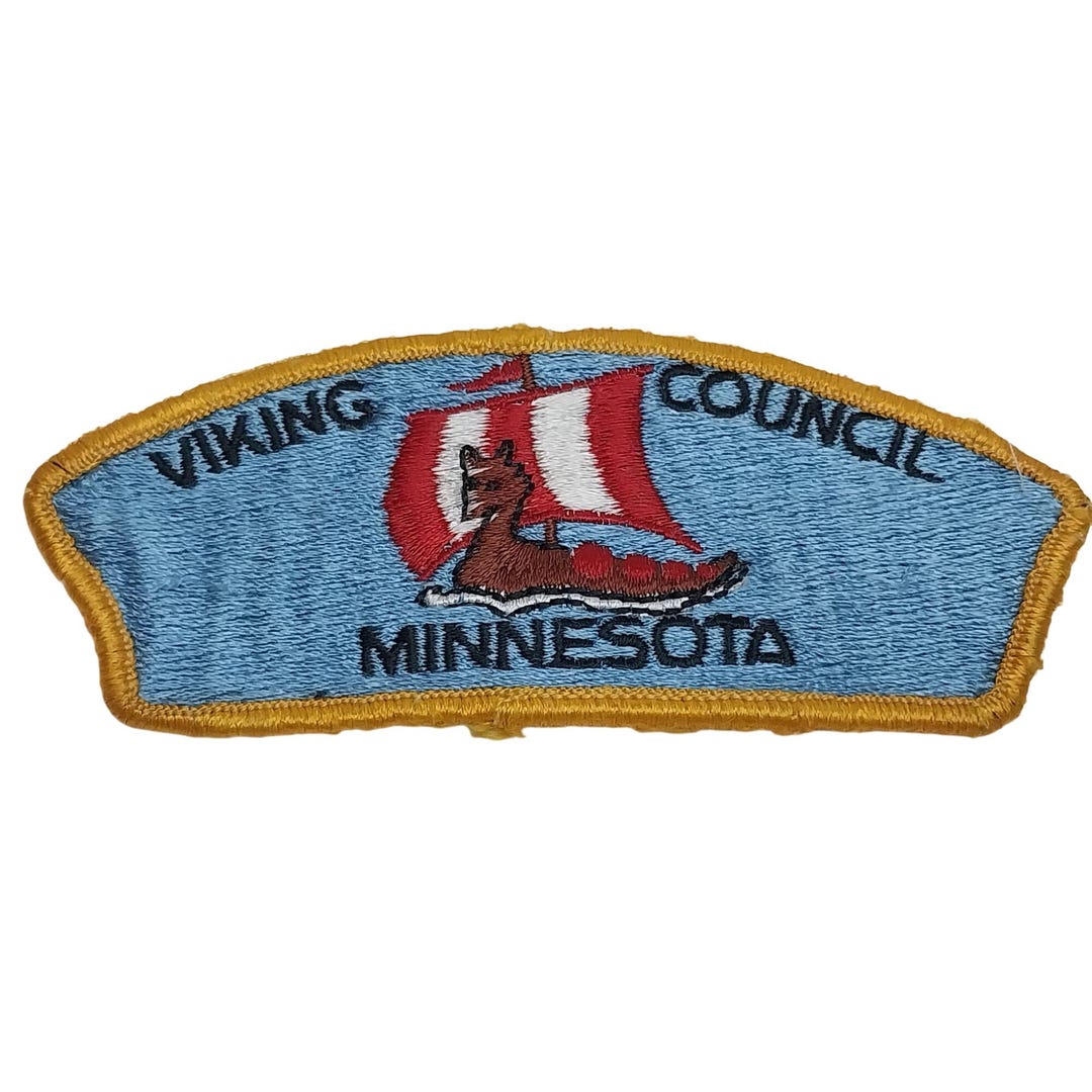 Vintage Boy Scouts BSA Patch Viking Council Minnesota Shoulder Flap ...