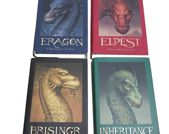 Eragon Inheritance Cycle Complete Set Hard Covers Dust Jackets Paolini ...