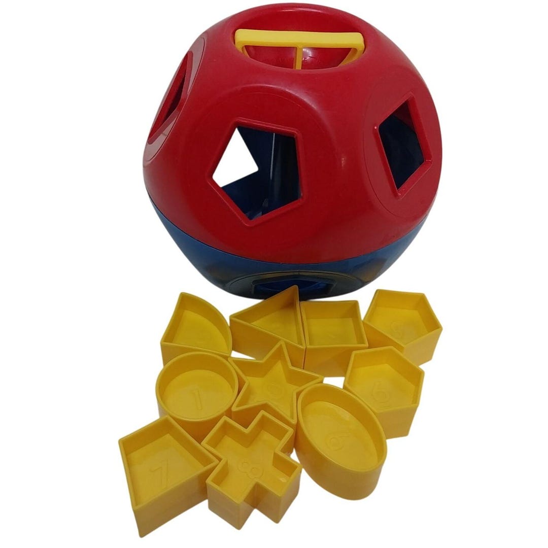 Tupperware Shape O Ball Sorter COMPLETE With 10 Different Pieces - Etsy