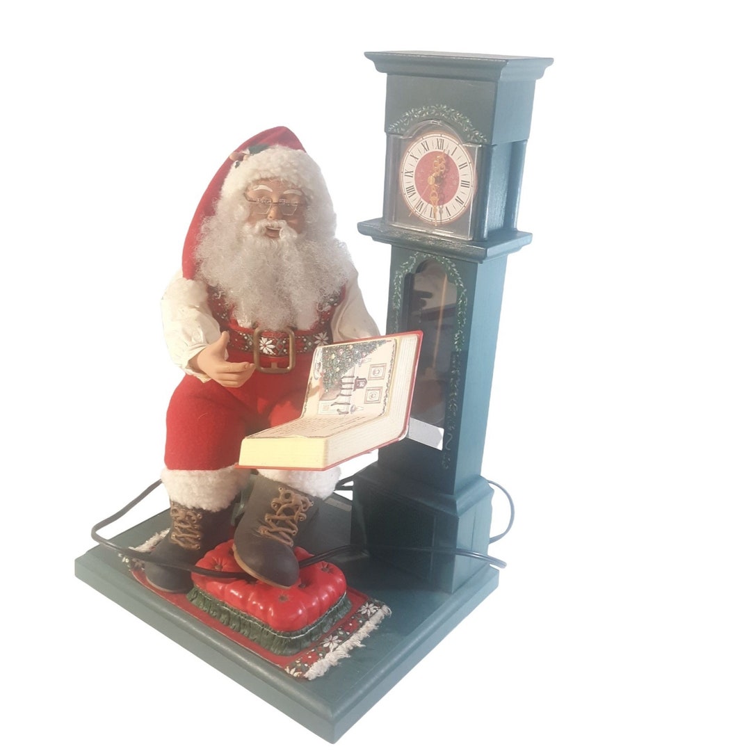 Animated Storyteller Santa Cassette Player W/clock Holiday - Etsy