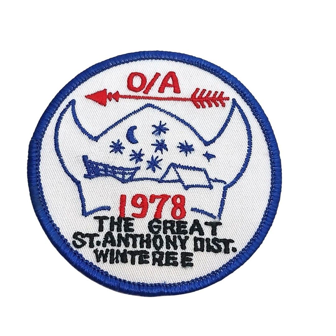 Boy Scouts Vintage Patch 1978 St Anthony District Winteree OA Round ...
