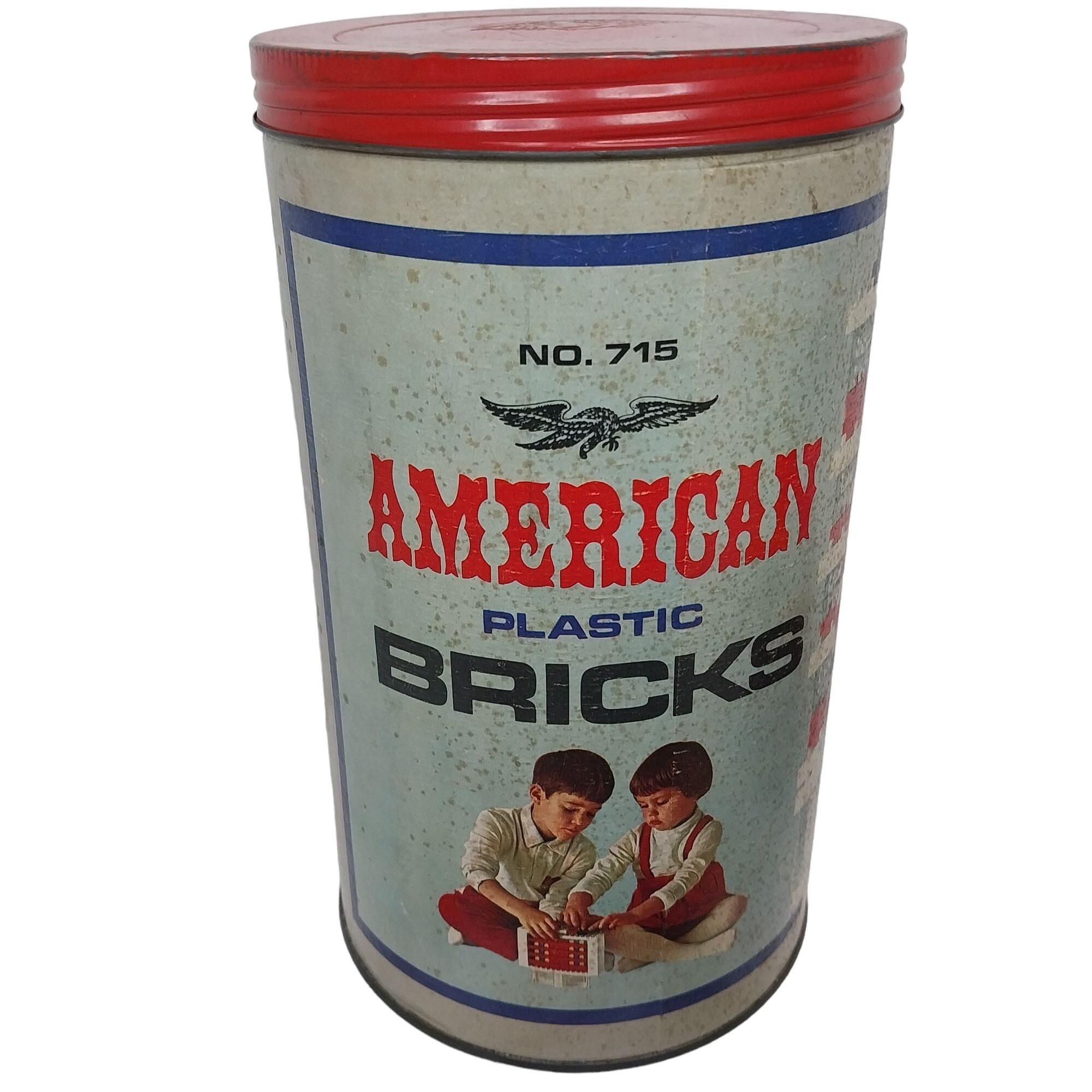 American Plastic Bricks Halsam No. 715 Building Toy 197 Pieces - Etsy
