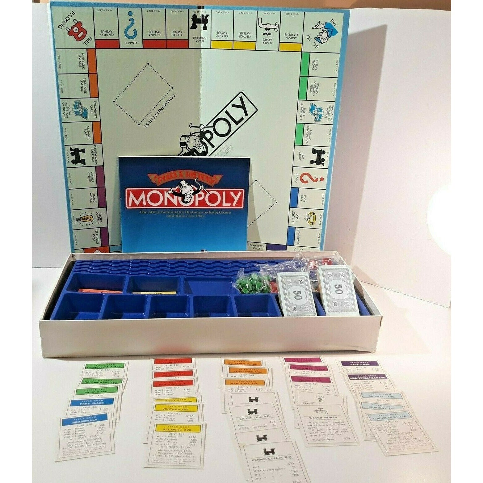 Monopoly Deluxe Anniversary Edition Board Game Complete Gold - Etsy