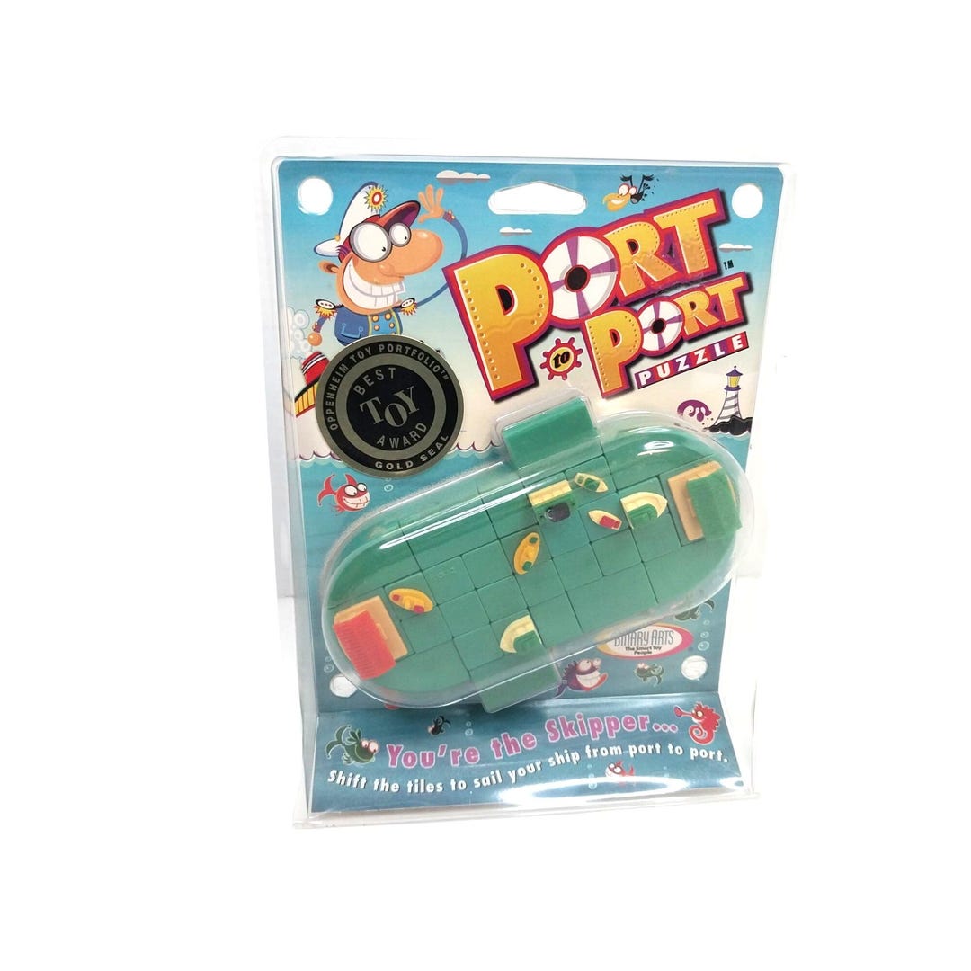 Vintage Port to Port Puzzle Game Binary Arts Handheld 1997 NEW - Etsy