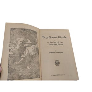 Boy Scouts Rivals or A Leader of the Tenderfoot Patrol Book by Fletcher ...