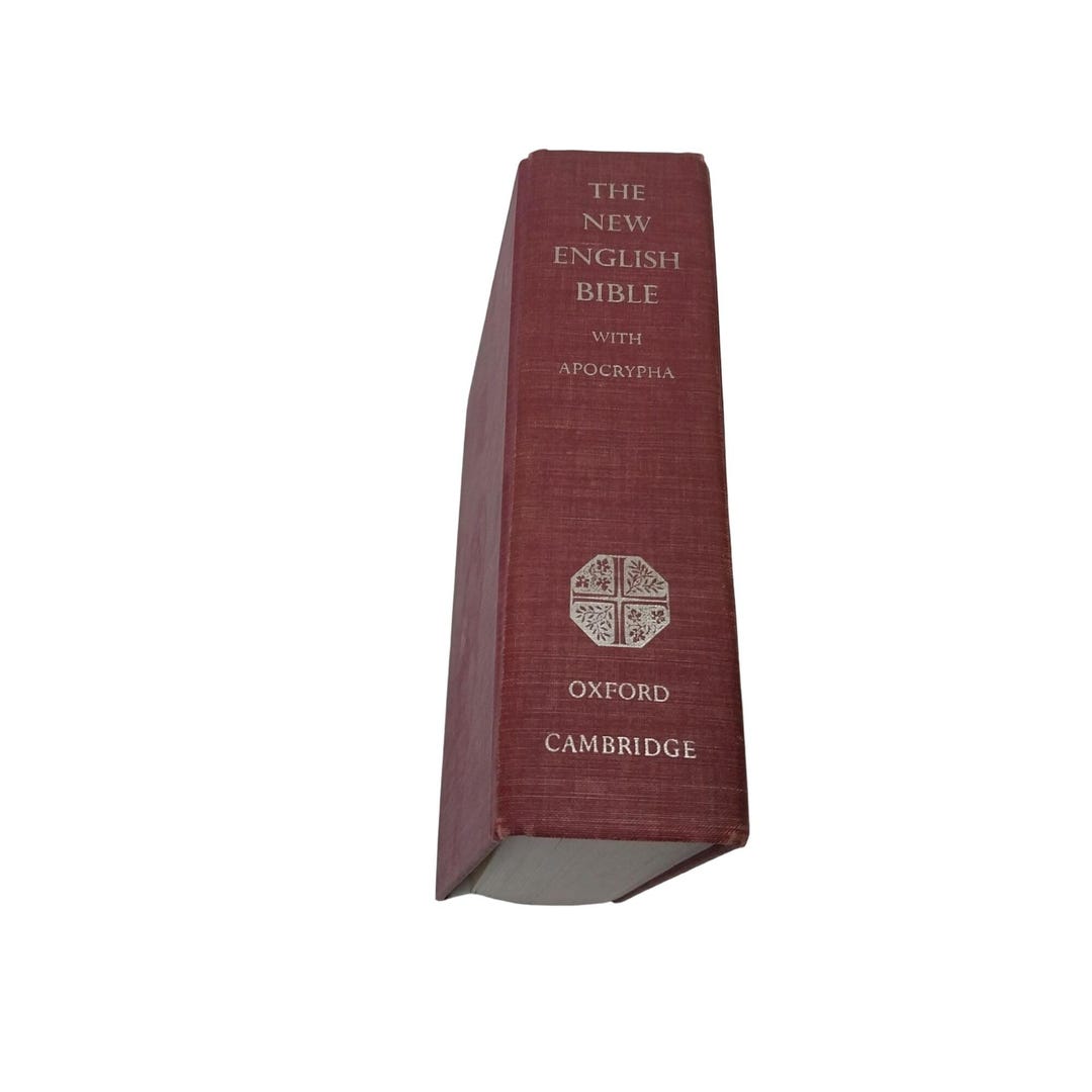 The New English Bible With the Apocrypha 1970 Oxford & Cambridge Press ...